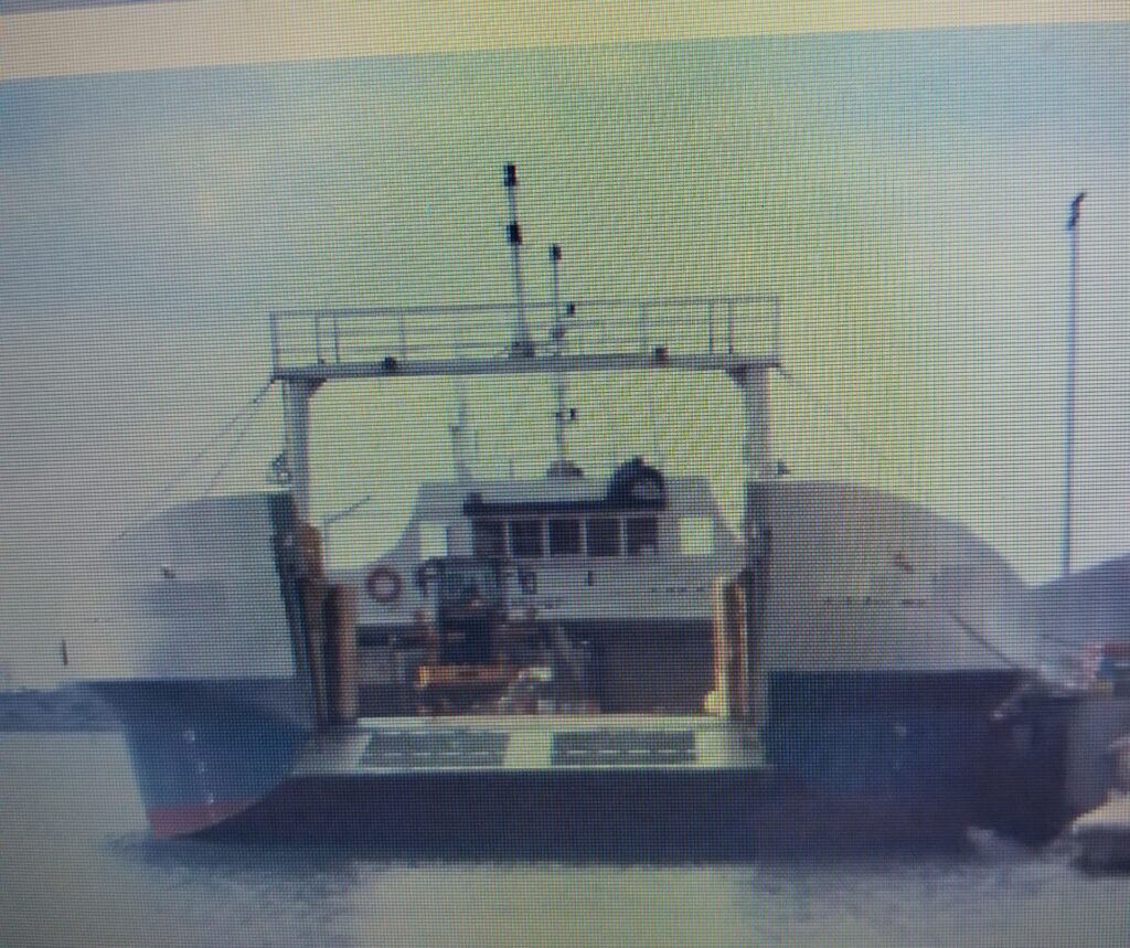 LCT 0567 RAMP WIDE VIEW – East Coast Marine Ship Brokers